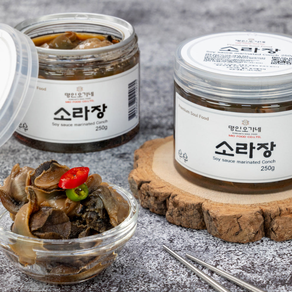 [Ohganae] Soy Sauce Marinated Conch 250g 명인 오가네 소라장 250g – leemart